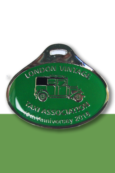 LVTA 40th Lapel Pin - London Vintage Taxi Association